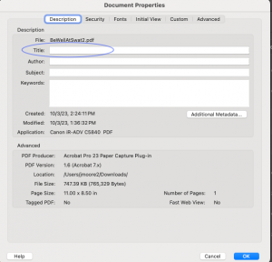 Making PDFs more accessible - Swarthmore College - ITS Blog