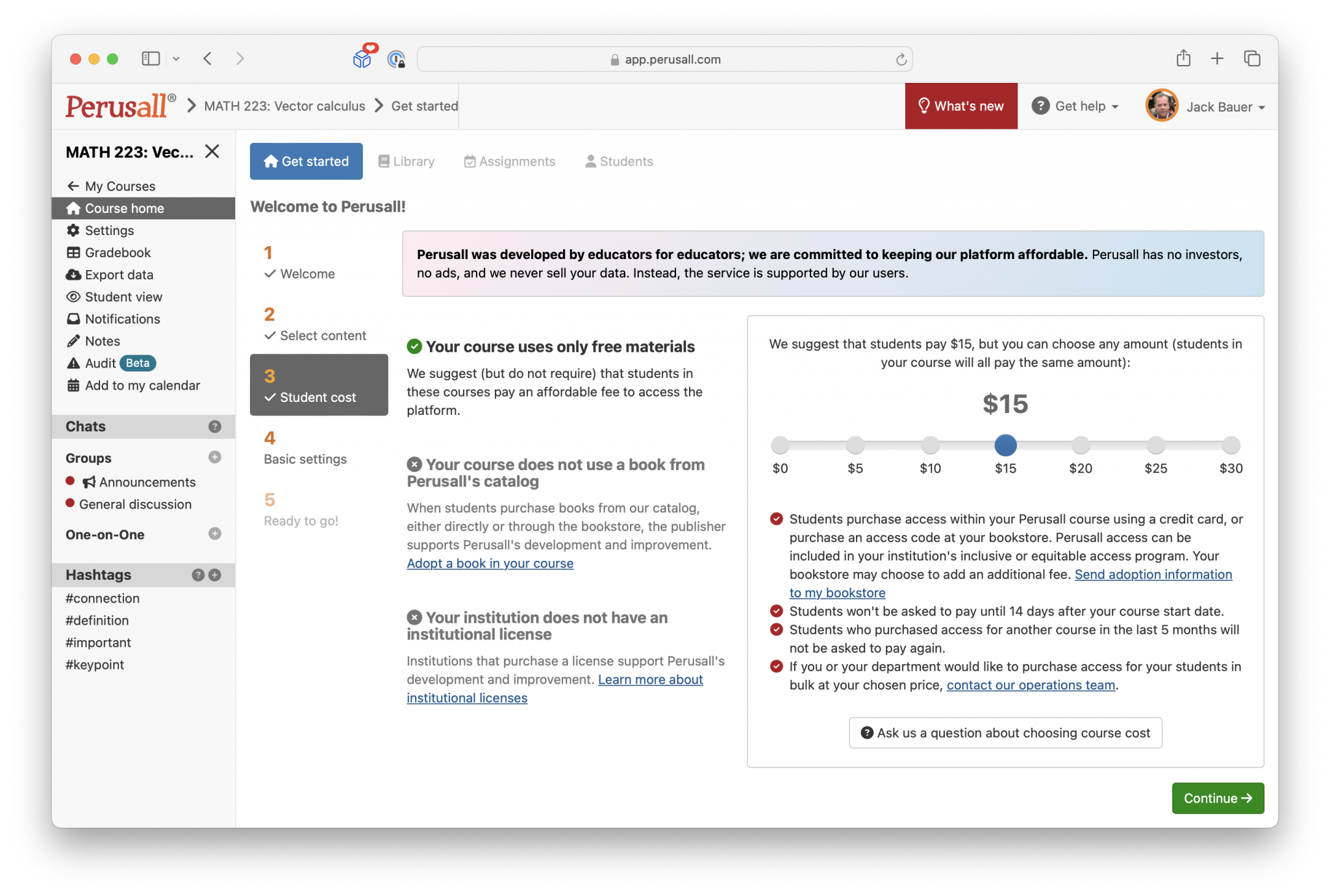 Changes to Perusall - Swarthmore College - ITS Blog