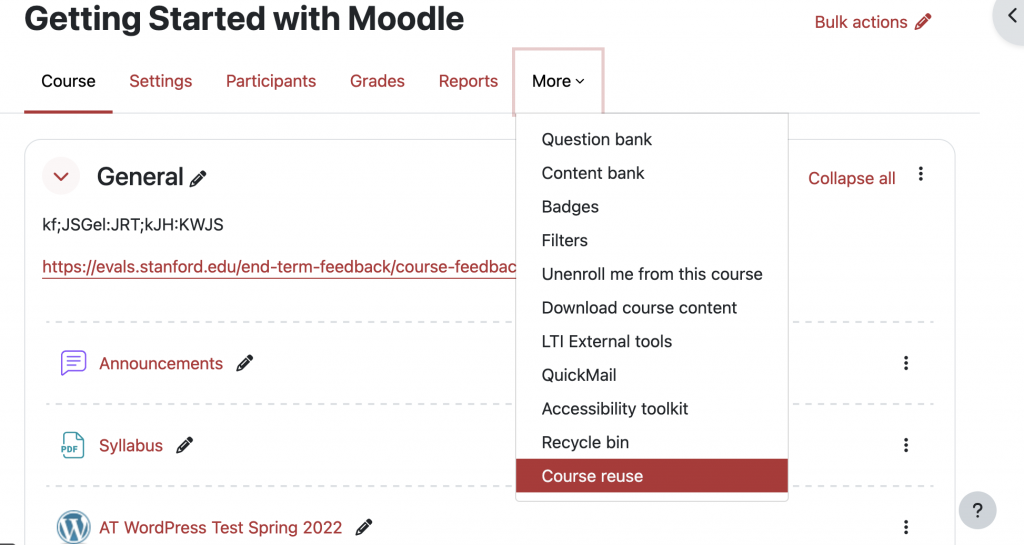 Getting Your Moodle Course Ready For the Beginning Of The Semester ...
